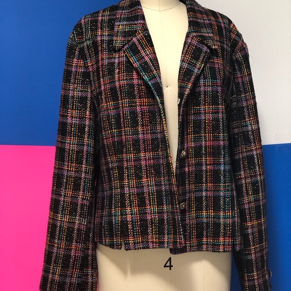 Jackets & Coats | Chanel Like Tweed Jacket | Poshmark